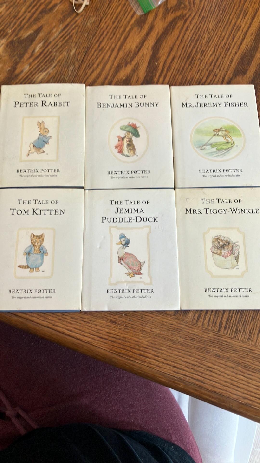 Beatrix Potter the Original and Authorized Edition Set of 6 Books - Etsy