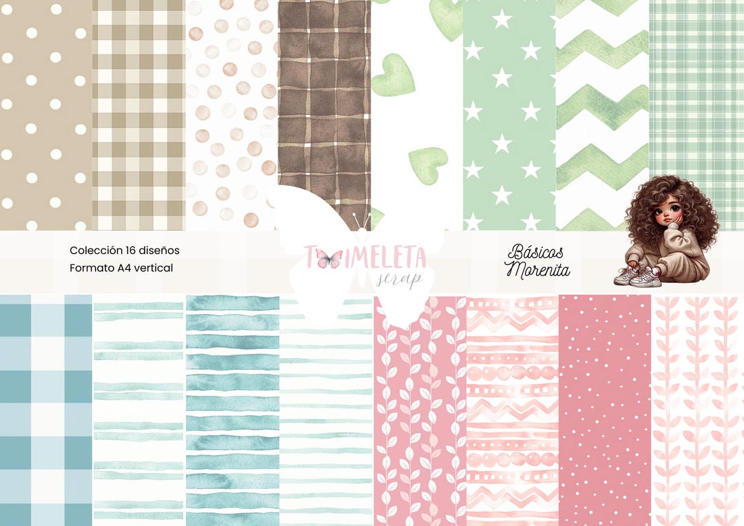 Digital Paper Collection | BASICS MORENITA COLLECTION | Papers to Print ...