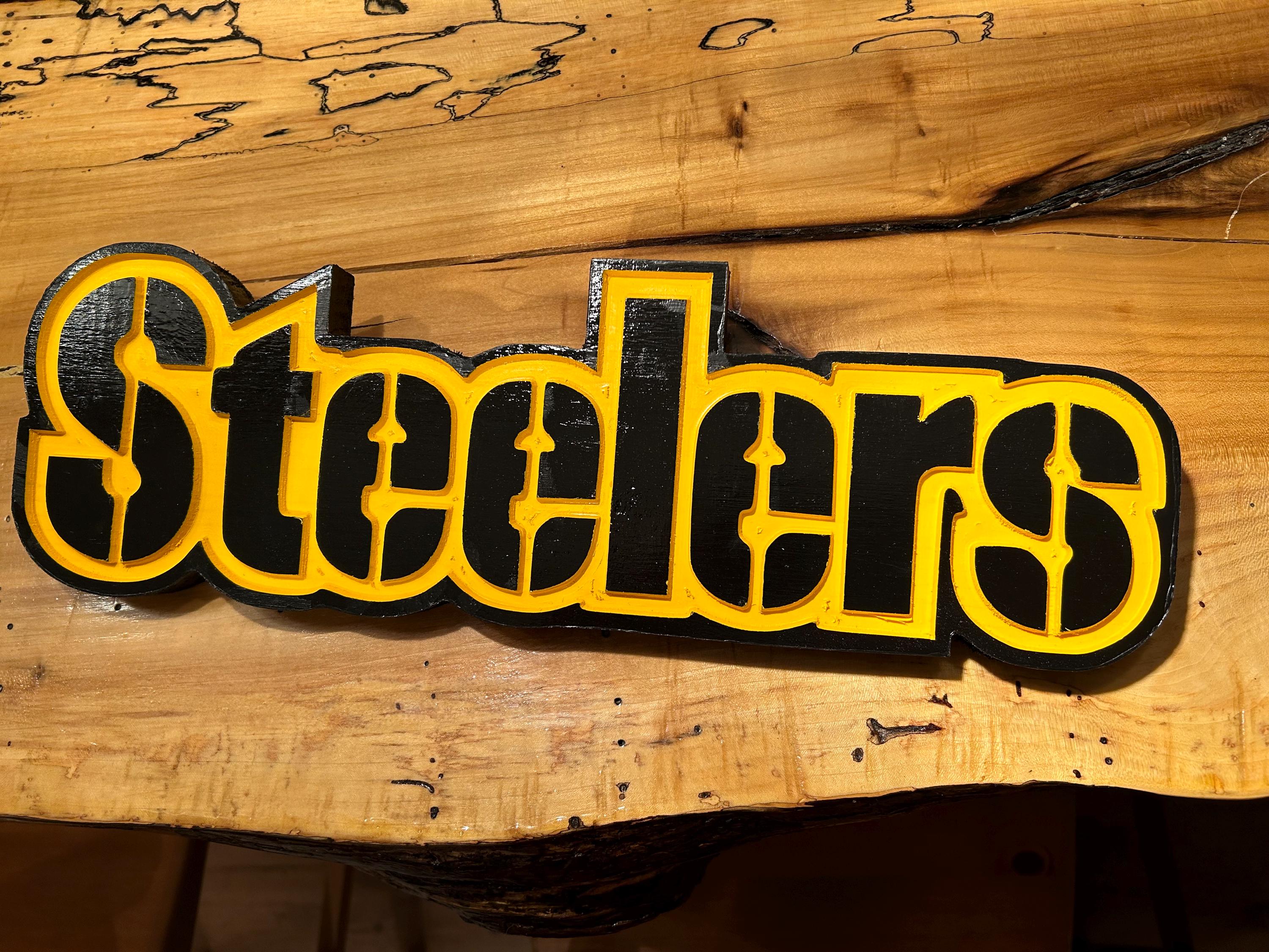 Pittsburgh Steelers Wooden Sign - Etsy