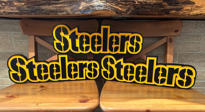 Pittsburgh Steelers Wooden Sign - Etsy