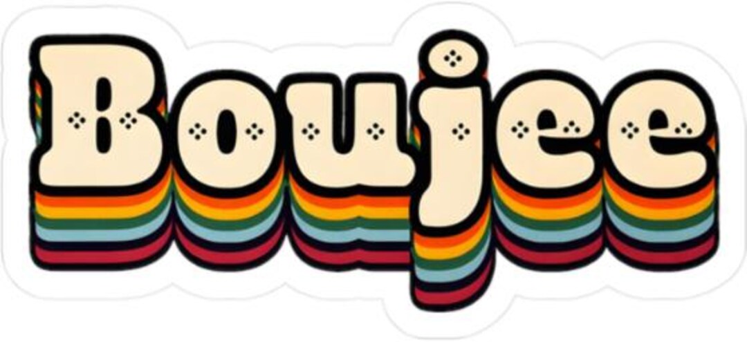 Boujee Kiss-cut Decals, Vinyl Sticker Pack, Trendy Laptop Decal, Fun ...