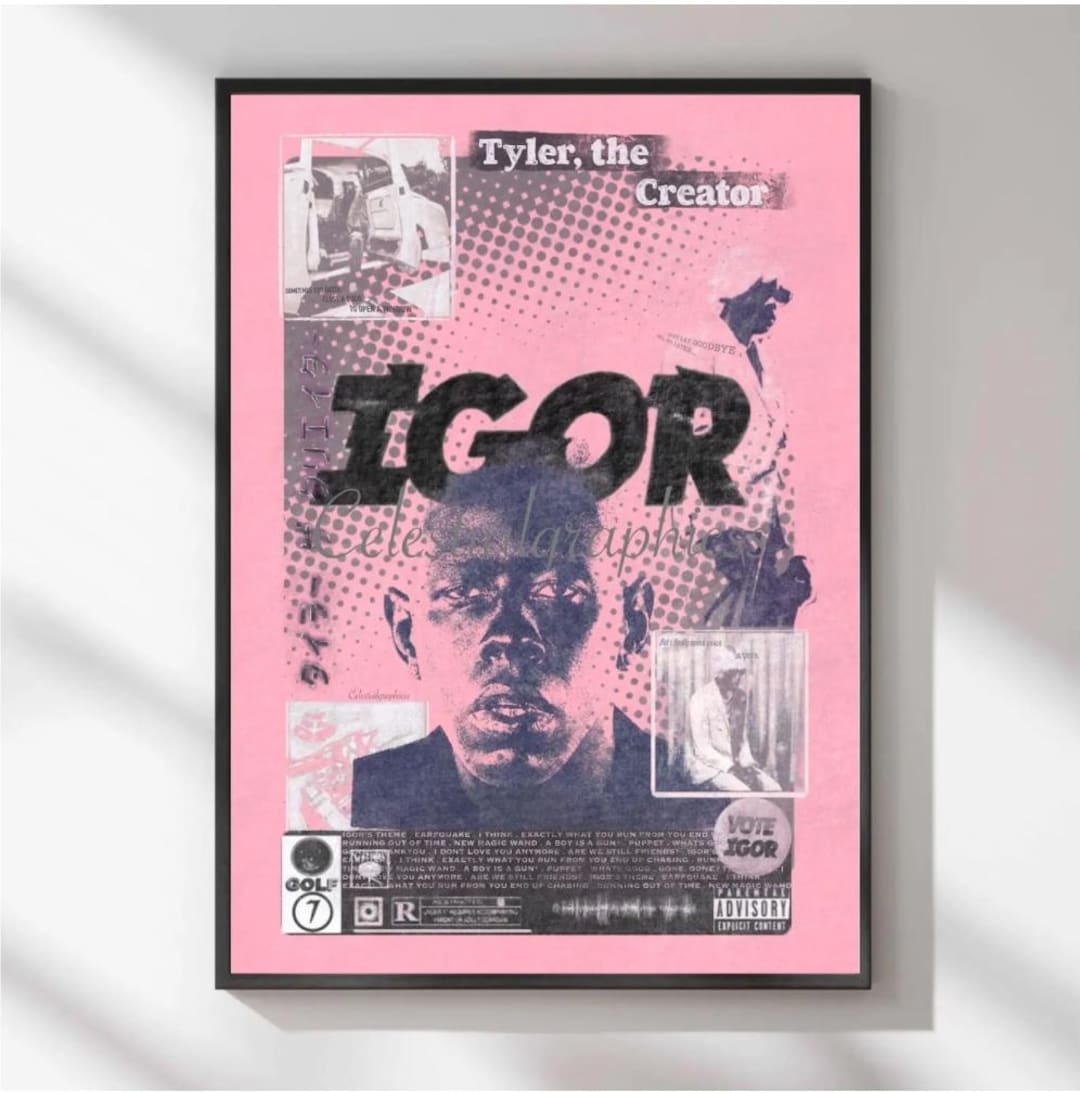 Rap / Alternative Hip Hop Album Poster | Graphic Music Poster | Home ...