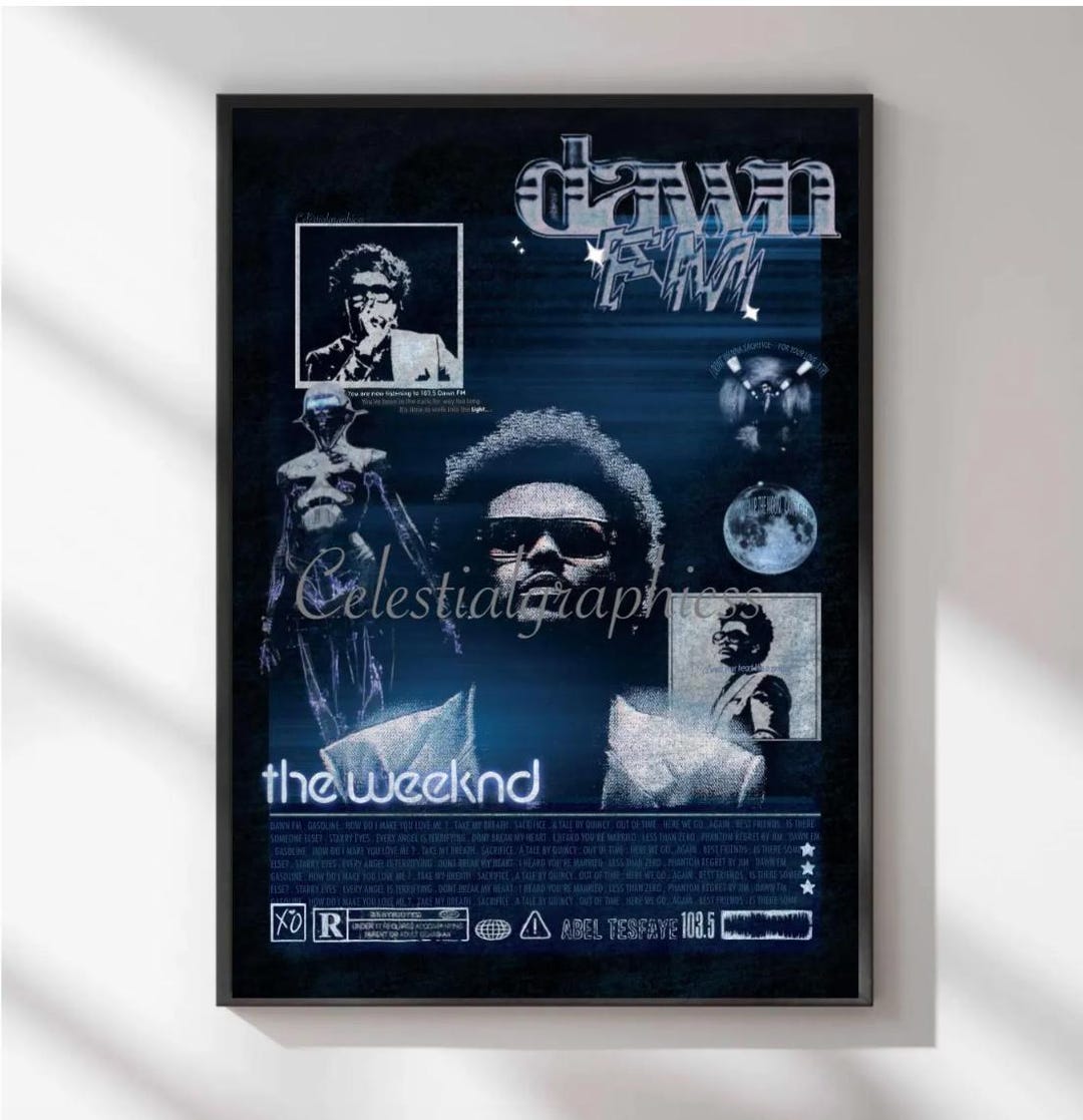 Rnb /pop Album Poster | Graphic Music Poster | Home Decor | RNB Music ...