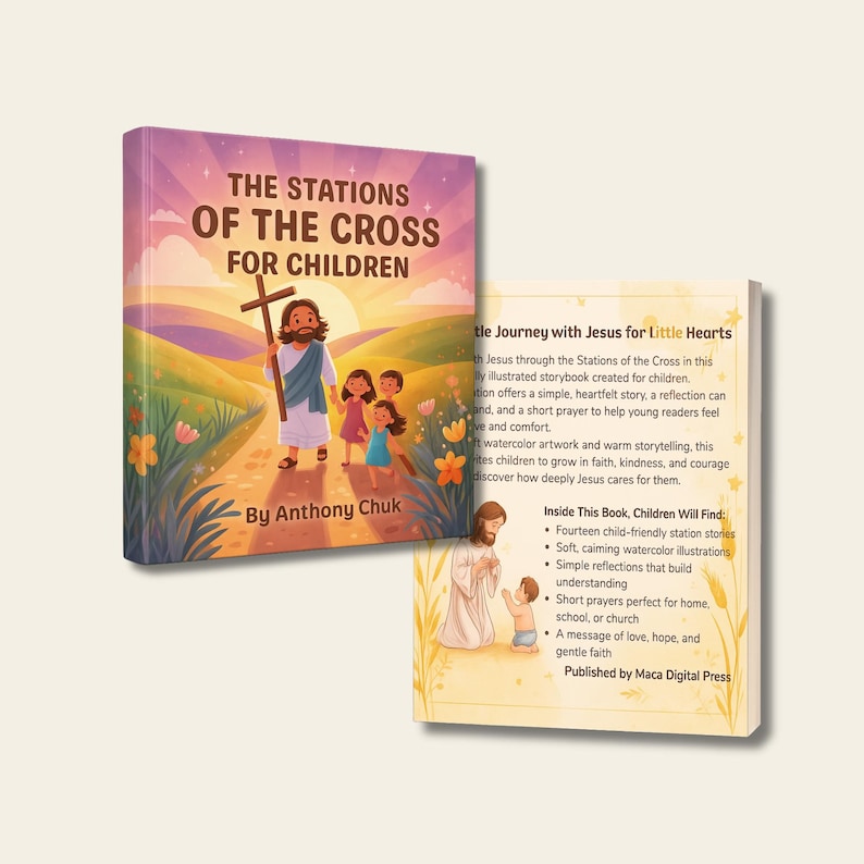 Stations of the Cross Printable for Kids: Catholic Lent Activity ...