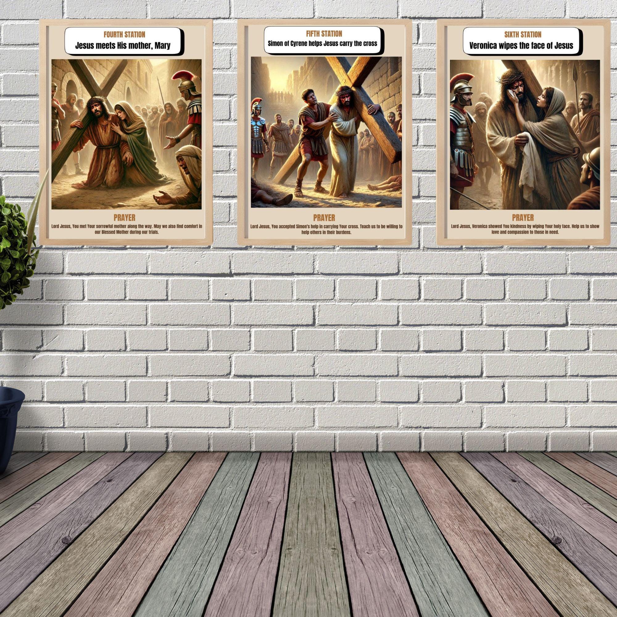 Catholic Stations of the Cross Printable Prayer Cards, Lent Devotional ...