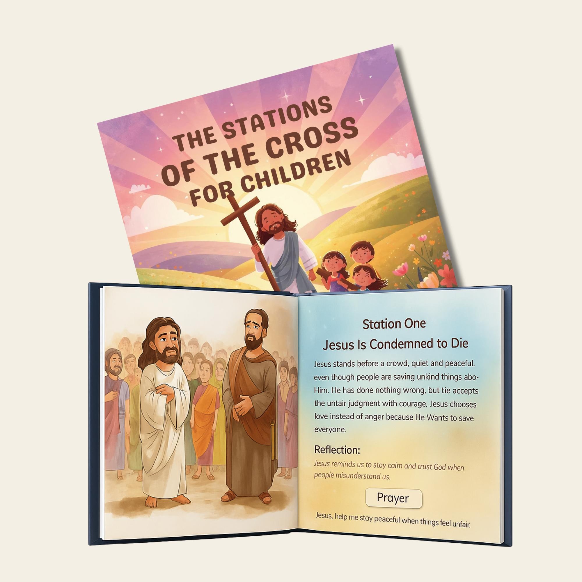 Stations of the Cross Printable for Kids: Catholic Lent Activity ...