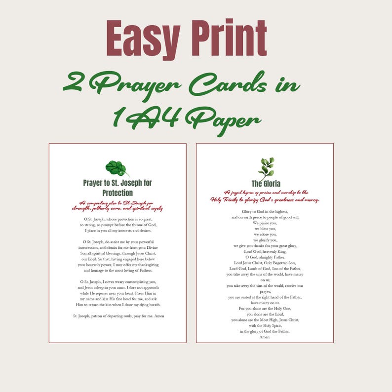 St Michael the Archangel Prayer Card, Catholic Gifts, Saint Michael Art ...