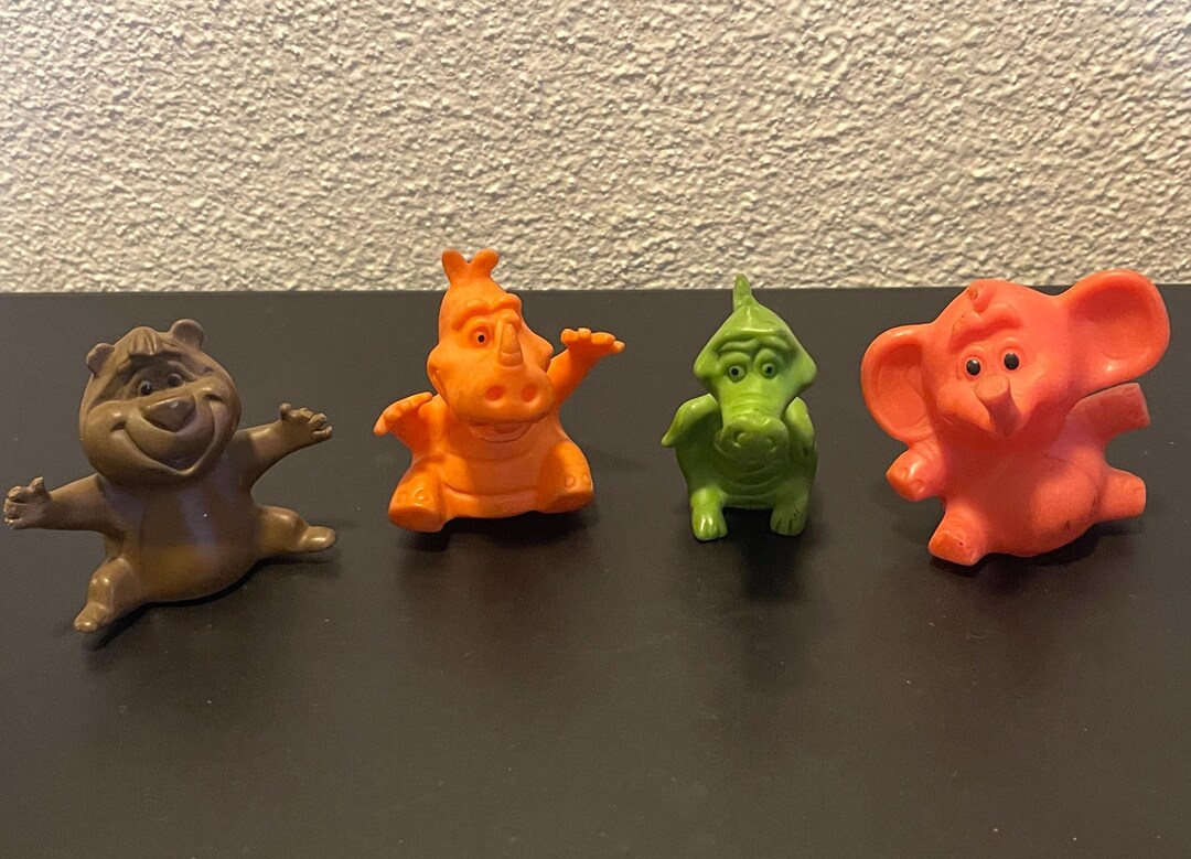 Crest Toothpaste 1970s Animal Figurines - Set 0f 4 - Finger Puppet ...