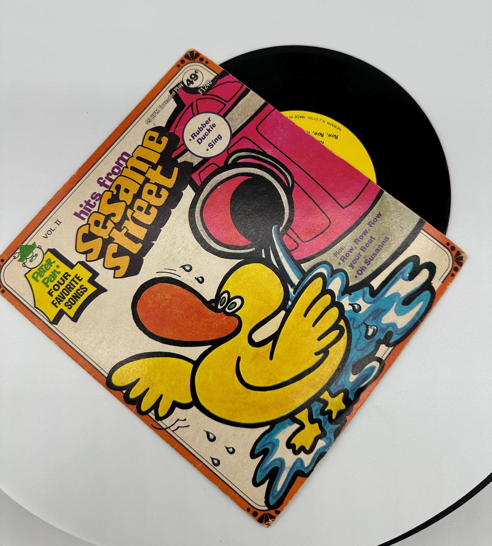 Sesame Street Hits - 7” Vinyl Record 45 RPM - 1973 - Four Songs -peter ...