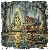 Santa in the Bayou - Etsy