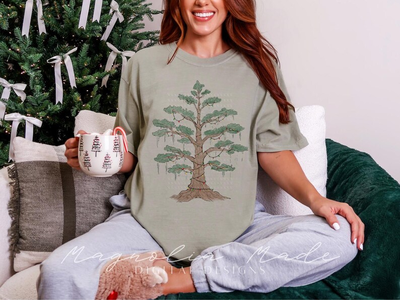 Cajun Christmas Cypress Tree PNG, Louisiana Christmas Tree, Southern ...