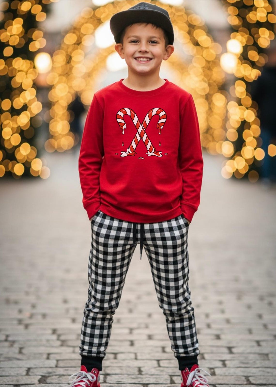 Candy Cane Drip PNG, Boys Christmas Digital Download, Kids Christmas ...