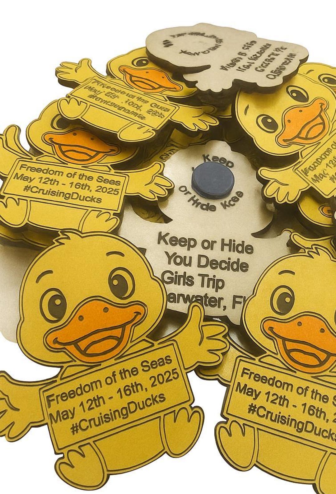Personalized Cruising Duck Magnet: Cruise Keepsake - Etsy