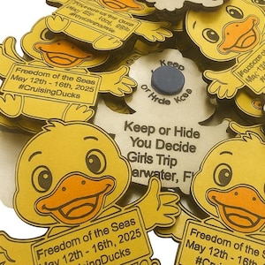 Personalized Cruising Duck Magnet: Cruise Keepsake - Etsy