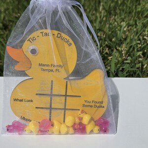Personalized Tic Tac Toe Duck Cruise Souvenir: Engraved Wood Game - Etsy