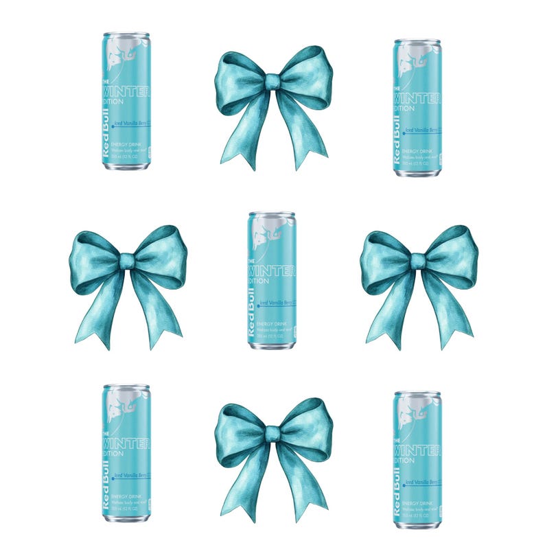 Digital Download: Coquette PNG Bows and Red Bull Clipart - Etsy