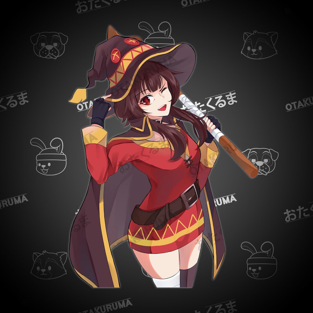 Megumin [konosuba] Car Vinyl Sticker - Etsy