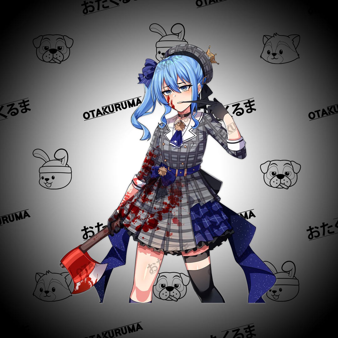 Hoshimachi Suisei [hololive] Car Vinyl Sticker - Etsy