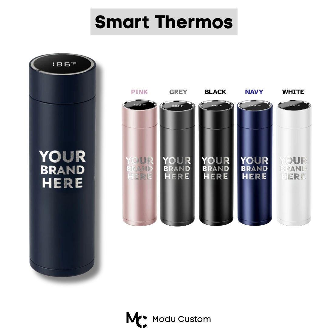 Custom Logo Smart Thermos | Custom Engraved Thermos | Stainless Steel ...