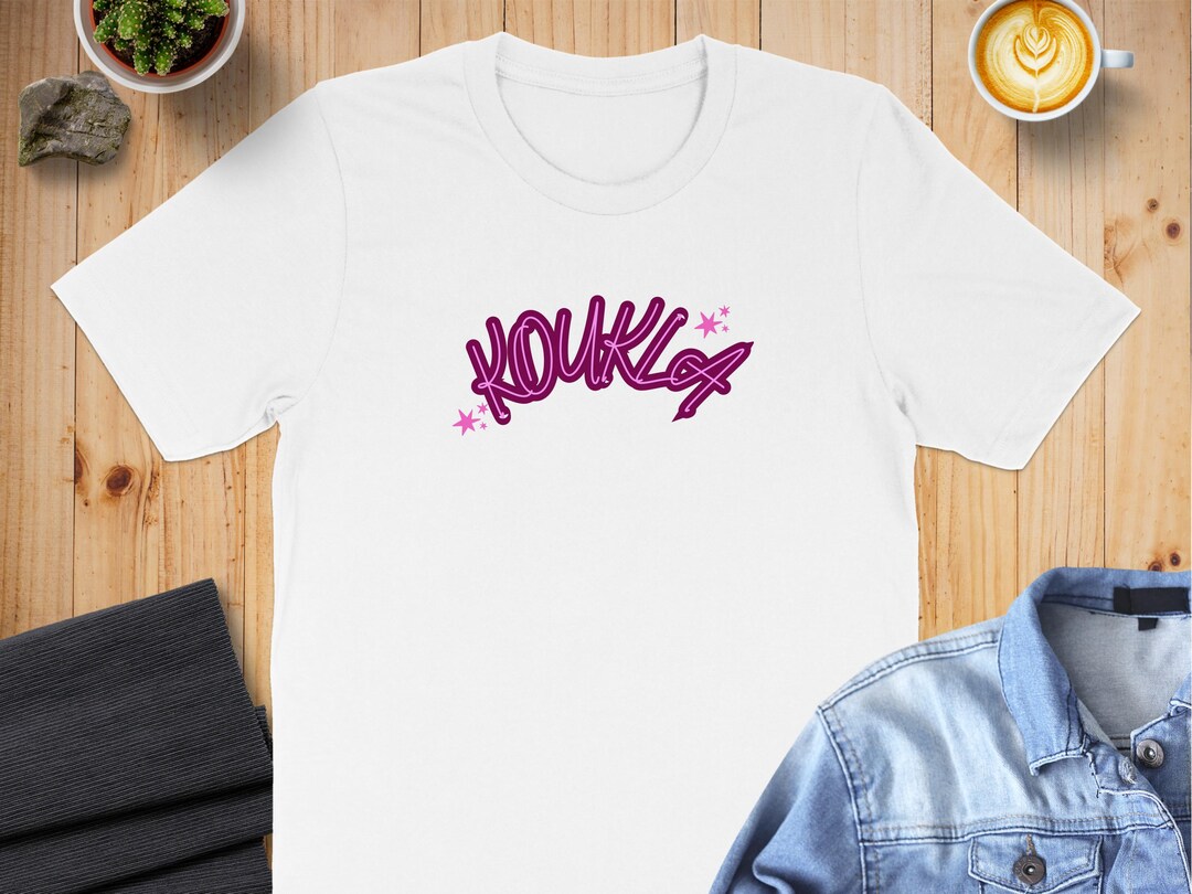 Koukla T-shirt Cute Greek Word Tee for Greek Girls Hellenic Beauty Top ...