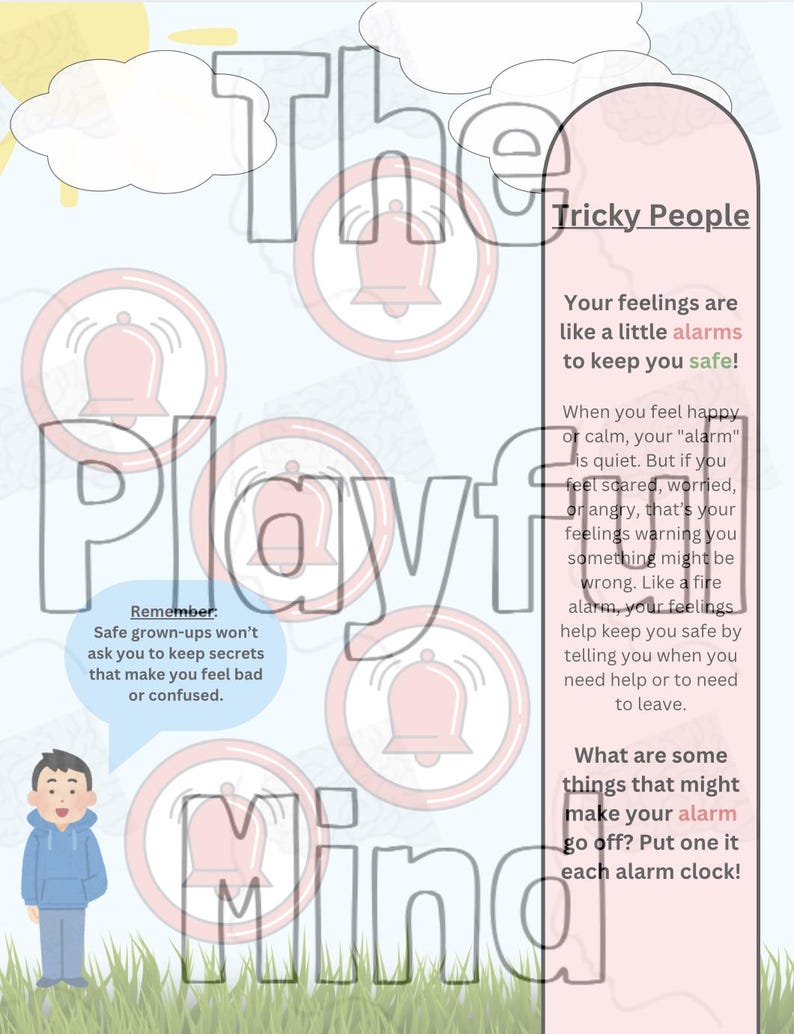 Boundaries Activity for Children - Social Emotional Learning Tool - Etsy