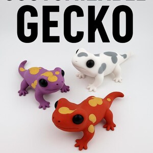 3D Printed Mini Gecko - Fun Mini Gecko - Etsy