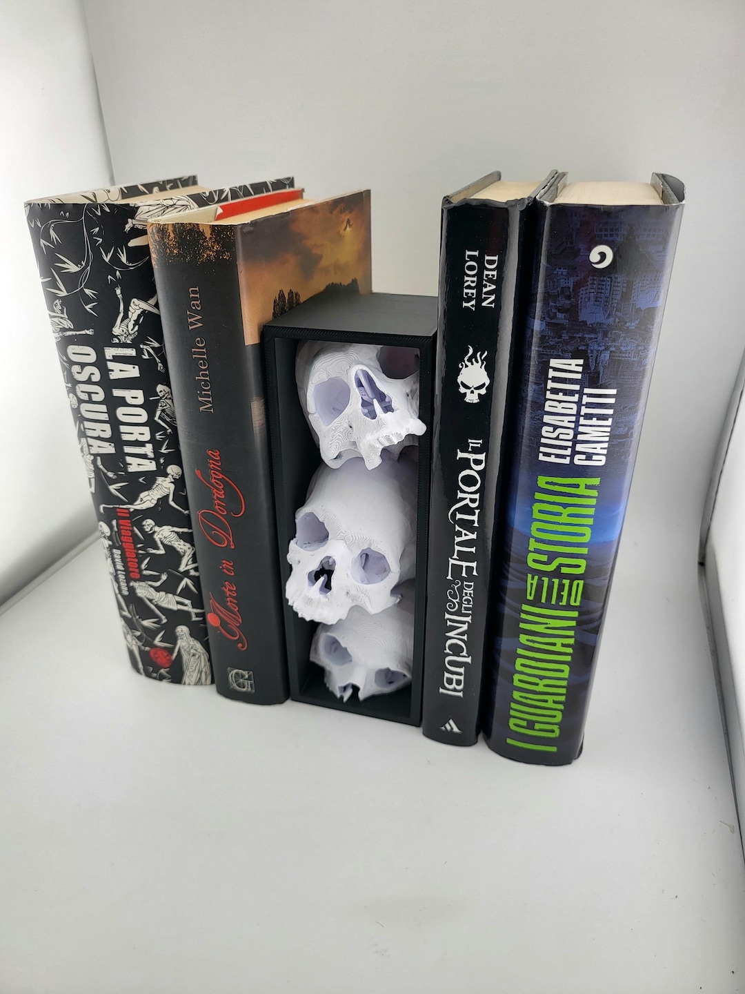 Skull Book Nook - Book Holder - Skull Design 3D Printed Book End - Etsy