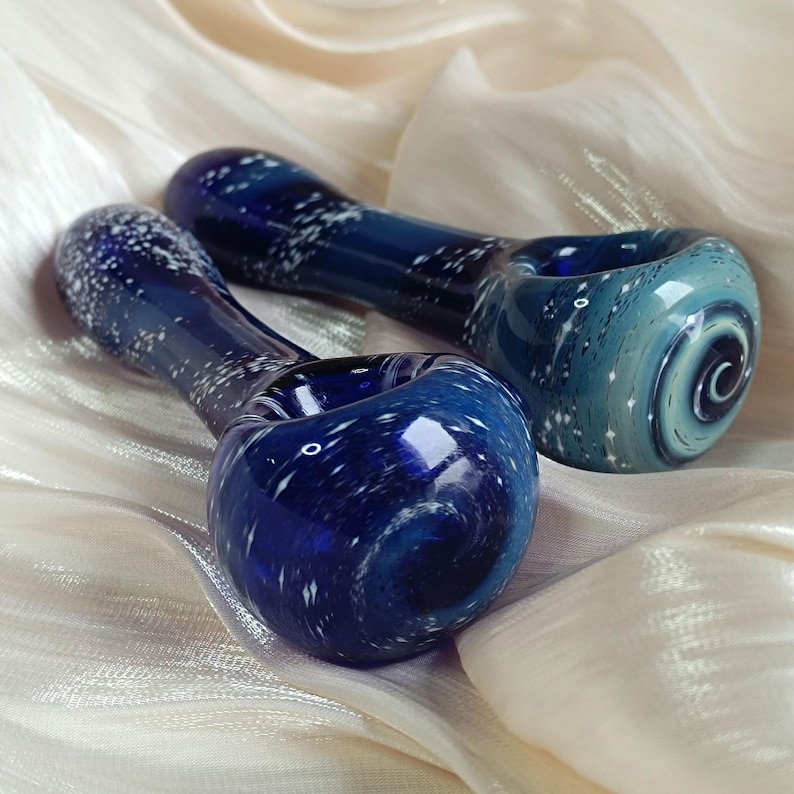 5 Inch Galaxy Space Glass Pipe,unique Gift for Her,art Womens Pipes,spoon Pipe,cute Girly Bowl ...