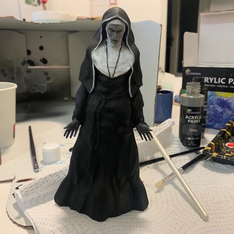 Nun 3d Print Horror - Etsy