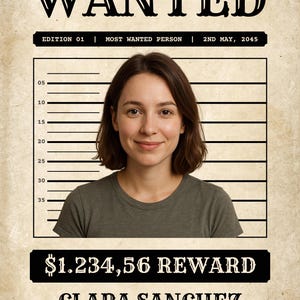 Personalized Wanted Poster Template – Edit Online With Canva – Funny ...
