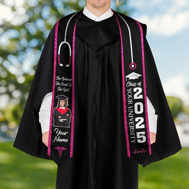 RN Nursing Stole Graduation, Nursing Stole Graduation Custom, Nursing ...