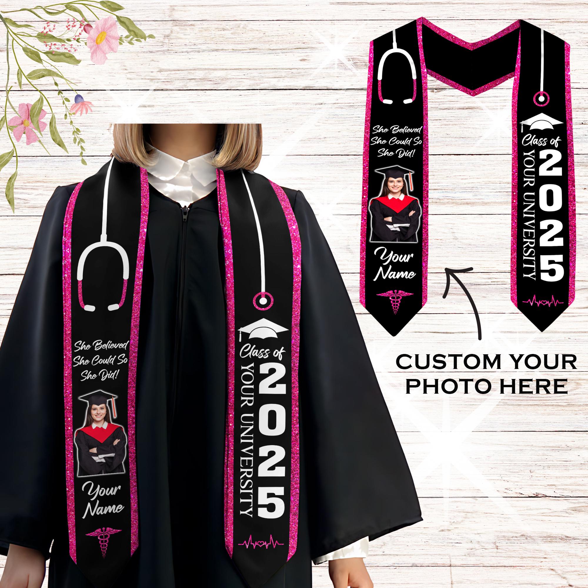 RN Nursing Stole Graduation, Nursing Stole Graduation Custom, Nursing ...