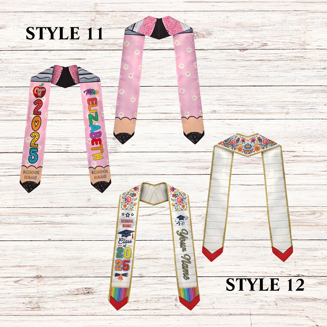Teacher Graduation Stole, Teacher Stole, Teacher Stole for Graduation ...
