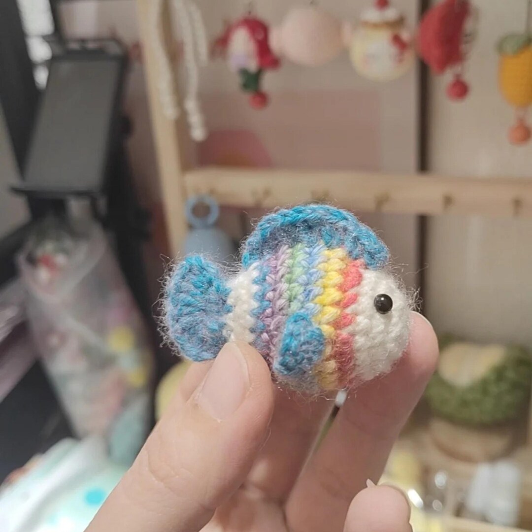 Fish Crochet Patterns , Crochet Mini Fish, PDF Fish, Fish Crafts, Mini ...