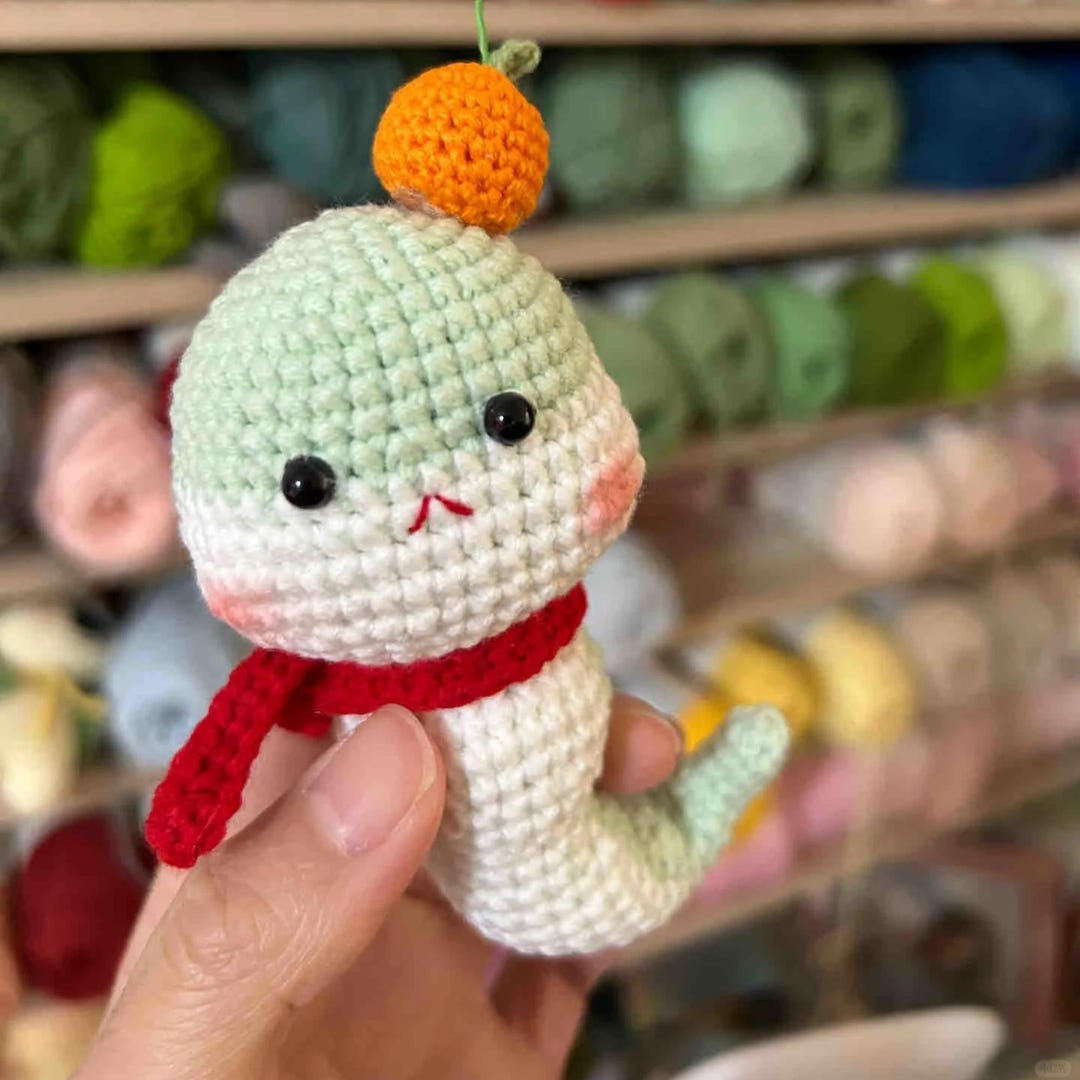 Handmade Snake Crochet Pattern, Small Snake Crochet, Crochet Animal ...