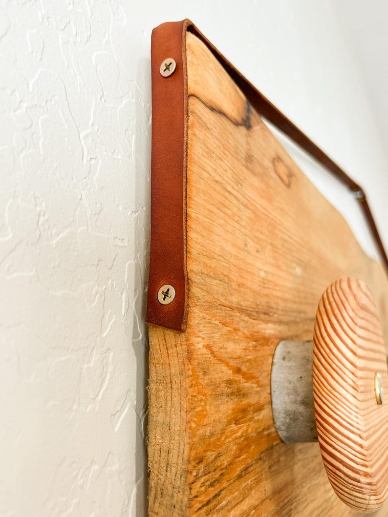 Rustic Handmade Wooden Hat Rack for Entryway - Etsy