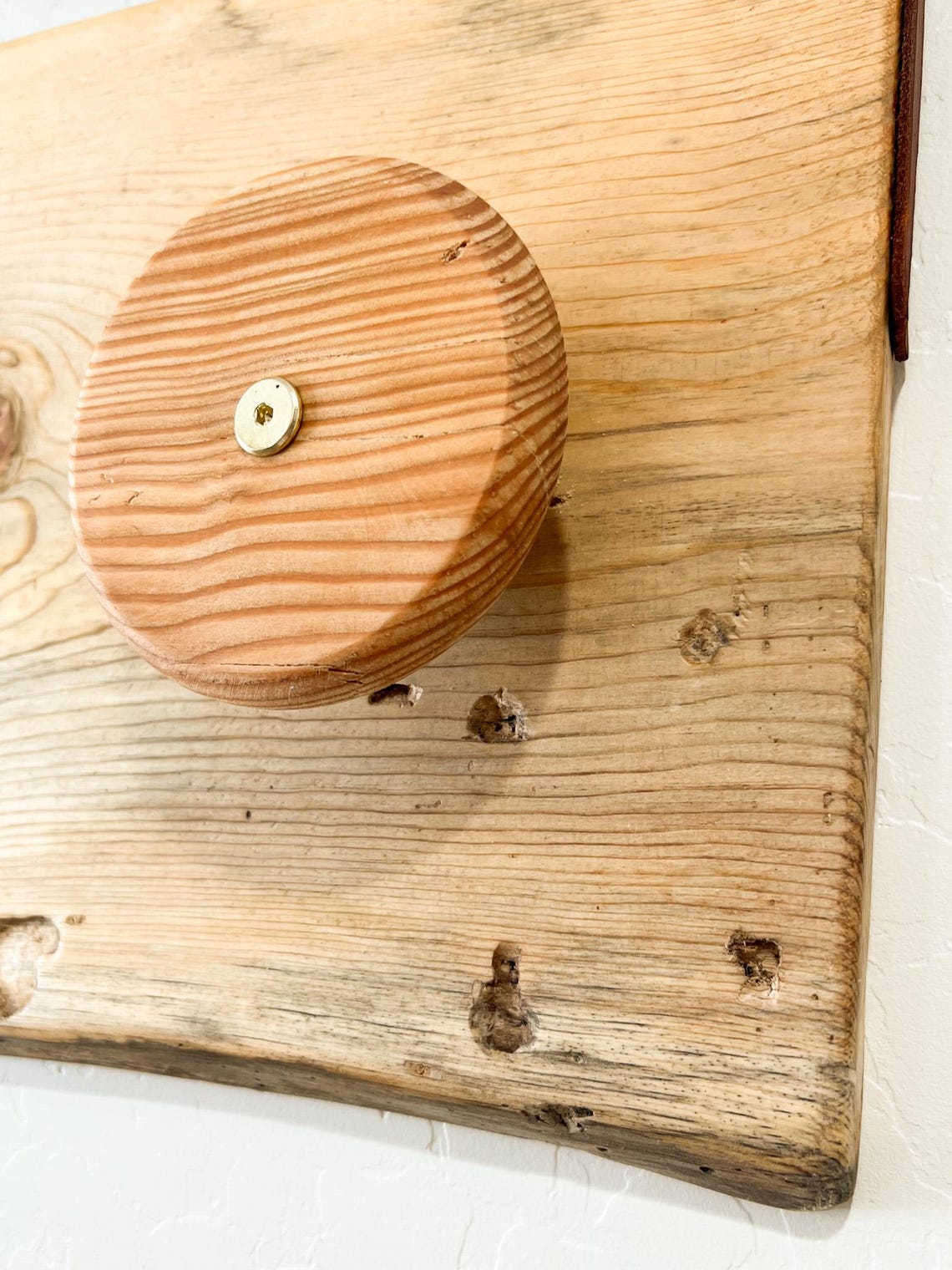 Rustic Handmade Wooden Hat Rack for Entryway - Etsy