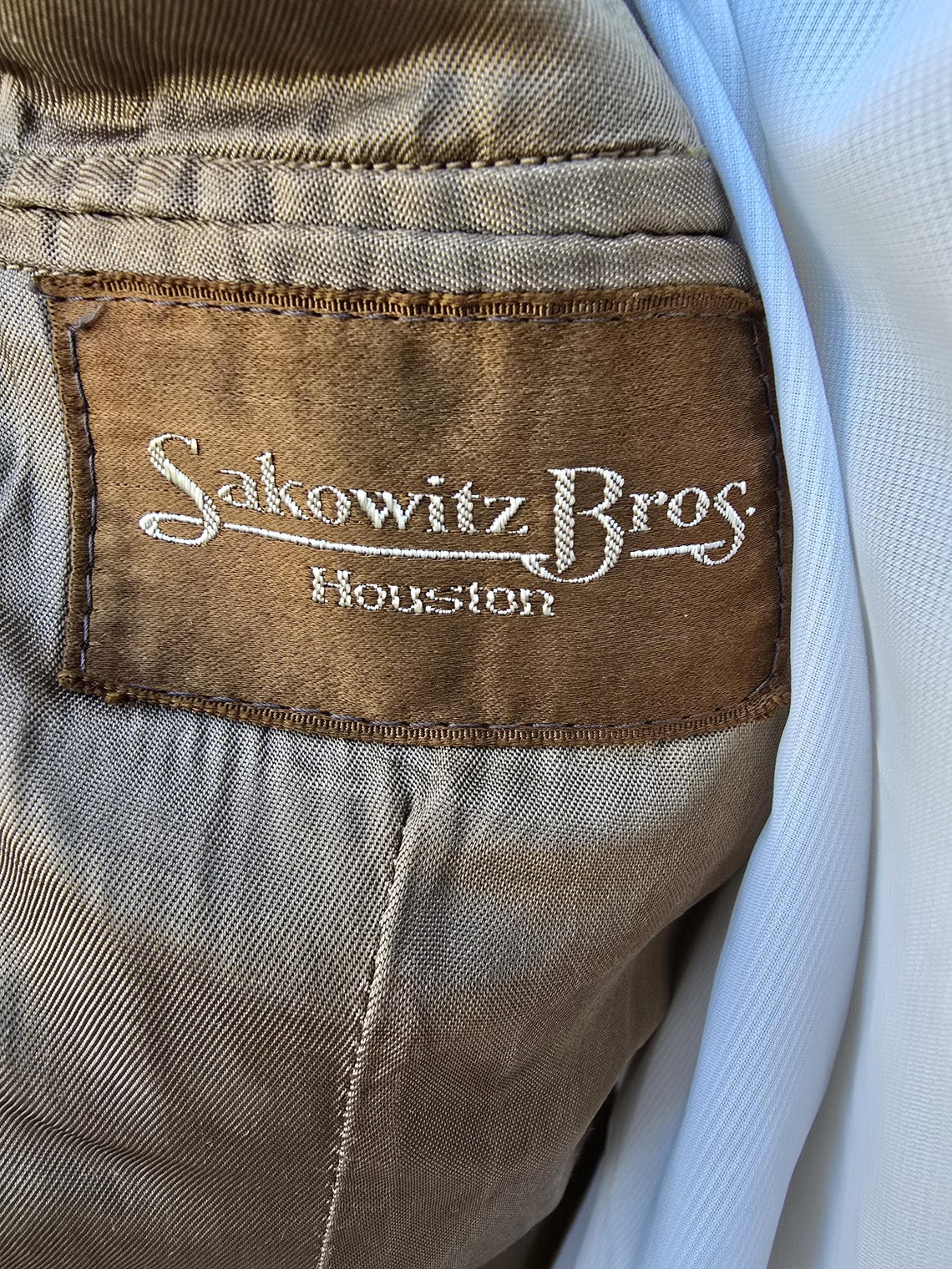 Vintage 1950s Sakowitz Bros Gabardine Sportcoat - Etsy