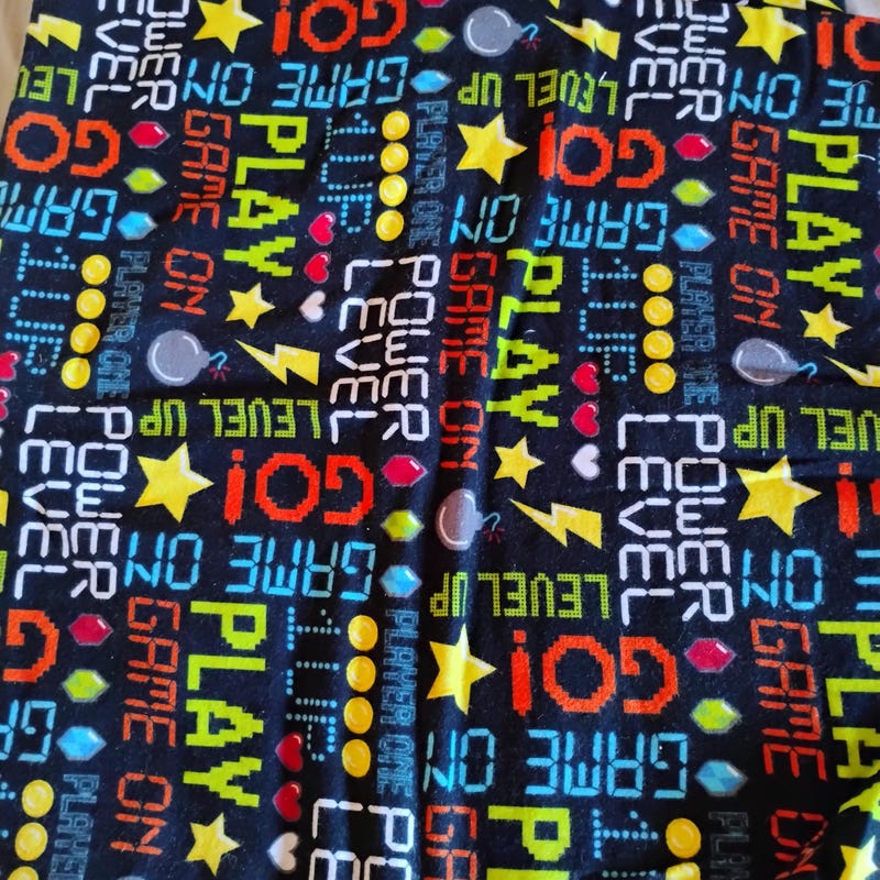 Video Game Fabric - Etsy