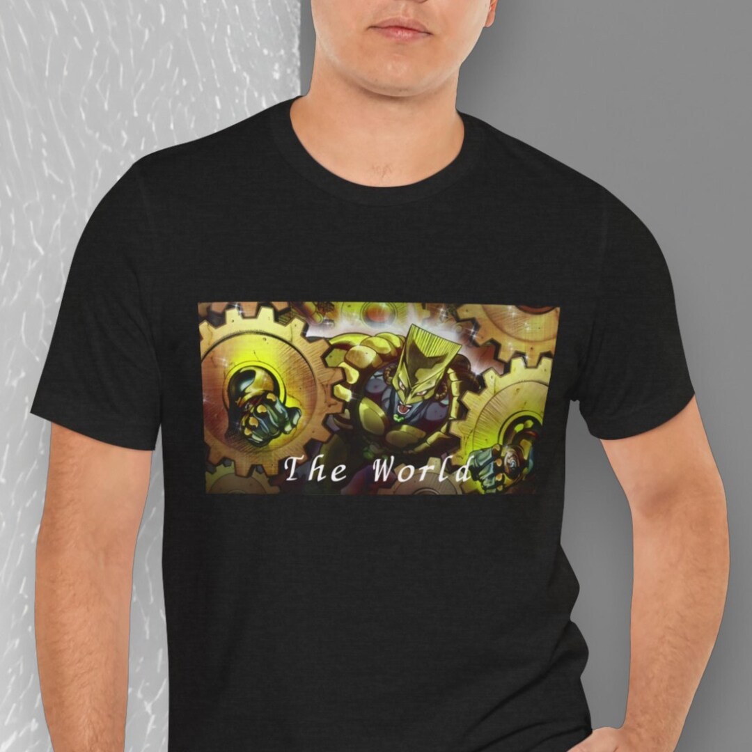 Jojo's Bizarre Adventure the World Dio, Japanese Anime Graphic Tee ...