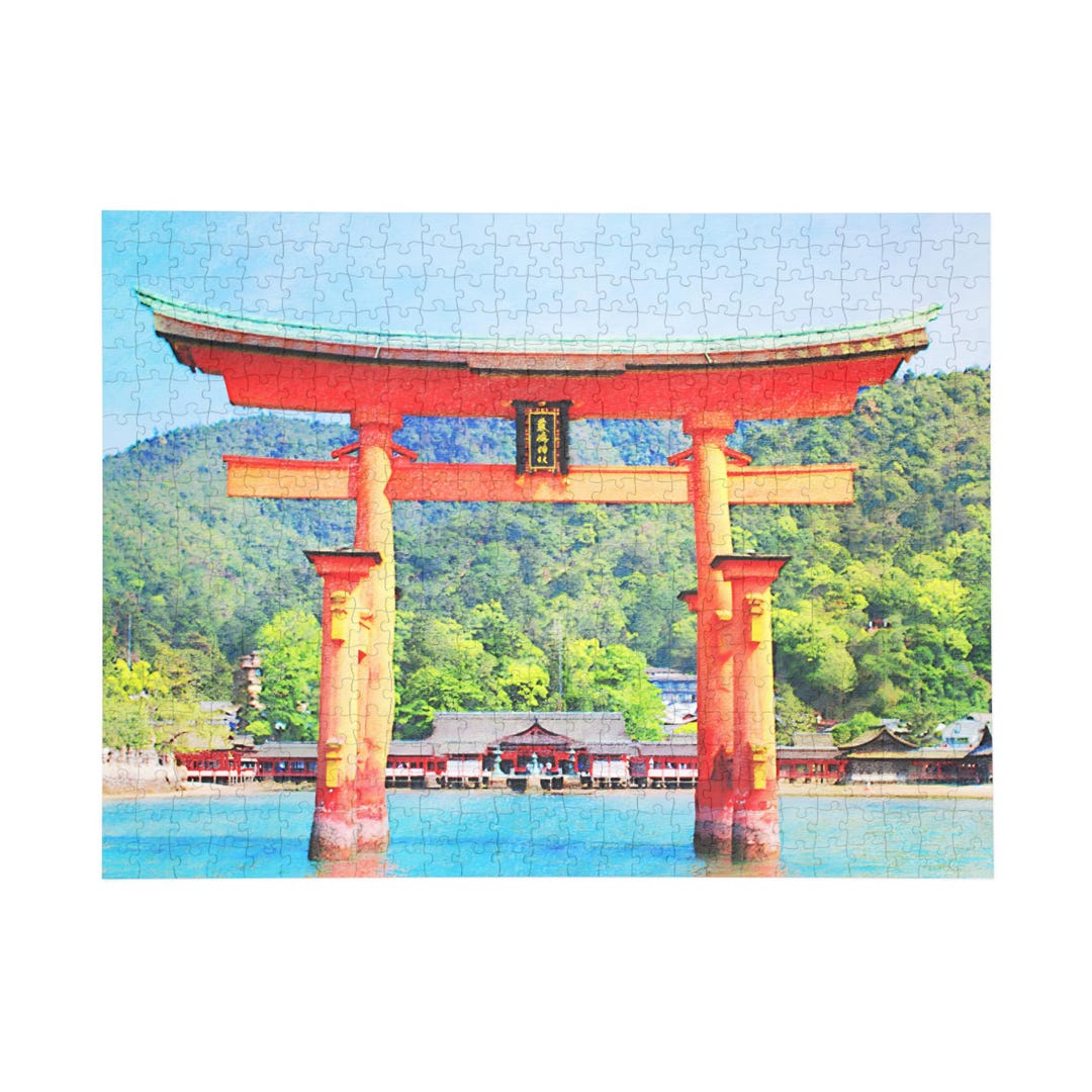 Jigsaw Puzzle Japan Fantasy Landscape ,souvenir Gift, Miyajima Shrine ...