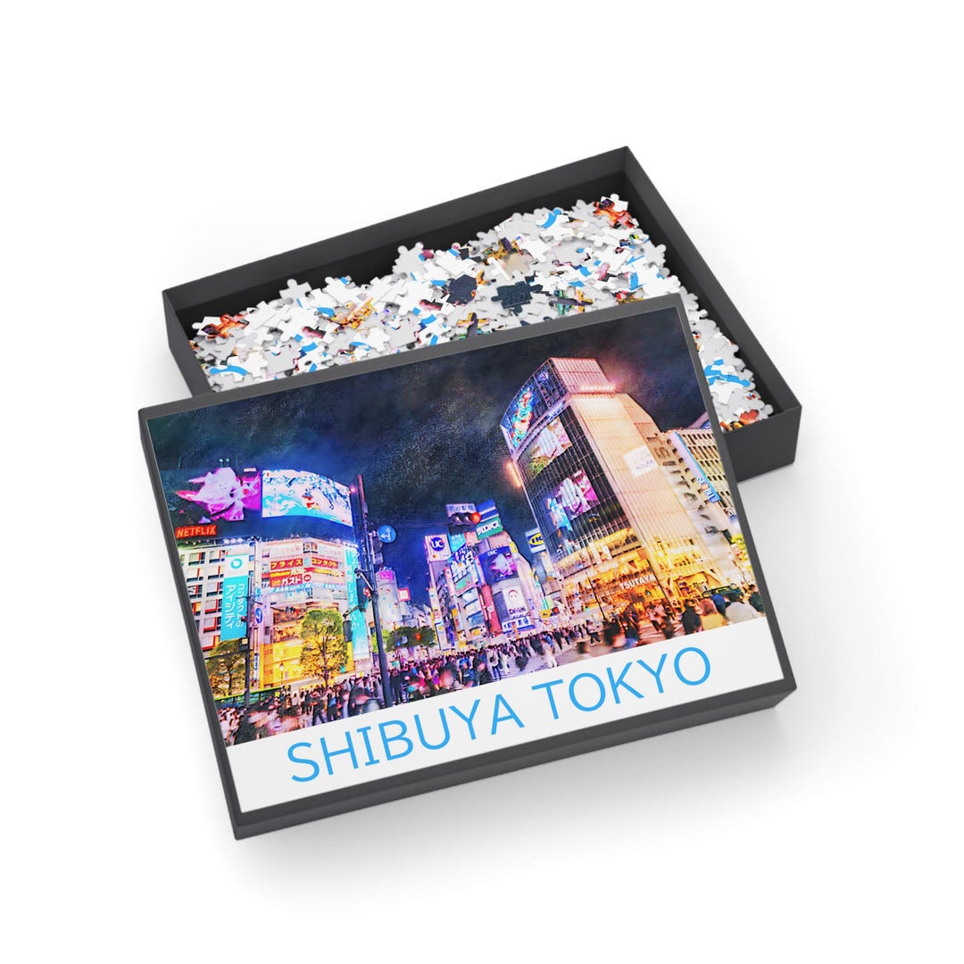 Jigsaw Puzzle Tokyo Shibuya Japan Scramble Crossing Modern Landscape ...