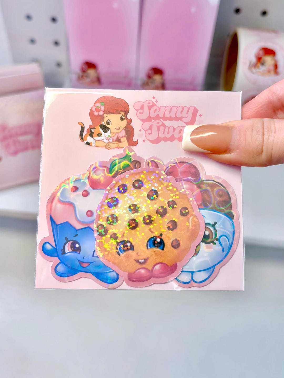 Shopkins Holohraphic Vinyl Stickers - Etsy