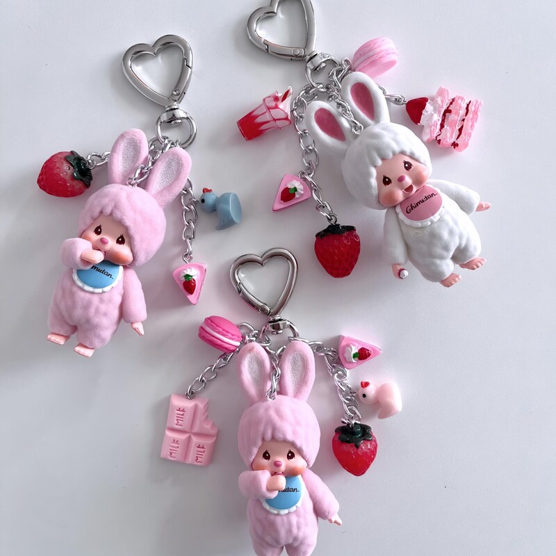 Monchichi Keychain - Etsy