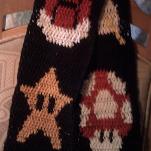 Super-size Mario-themed Scarf - Made to Order Slot - Etsy
