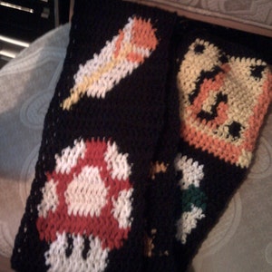 Super-size Mario-themed Scarf - Made to Order Slot - Etsy