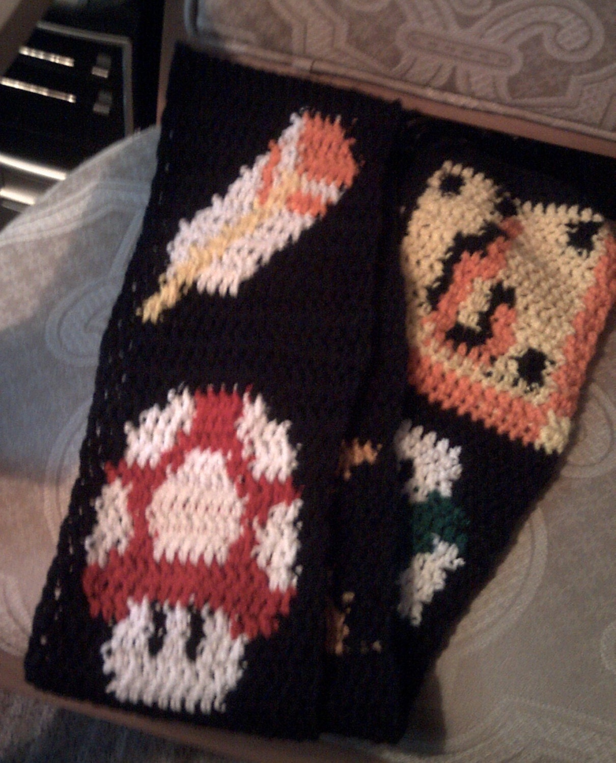 Super-size Mario-themed Scarf - Made to Order Slot - Etsy