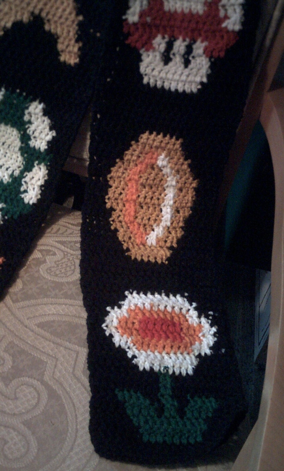 Super-size Mario-themed Scarf - Made to Order Slot - Etsy