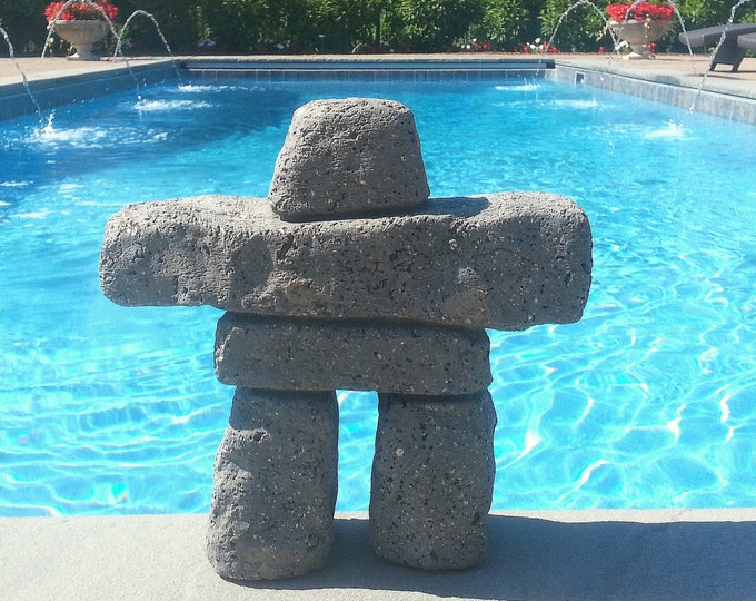 Inukshuk big Nook 12 Tall slate Hypertufa | Etsy