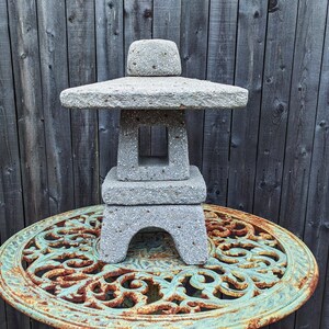 Garden Lantern, (slate), Hypertufa Sculpture, Lightweight Concrete ...